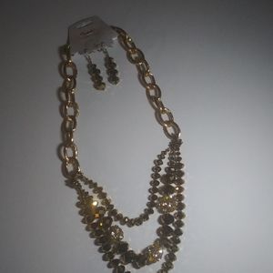 Sophia Collection | Jewelry | Sophia Collection Glass Amber Set | Poshmark